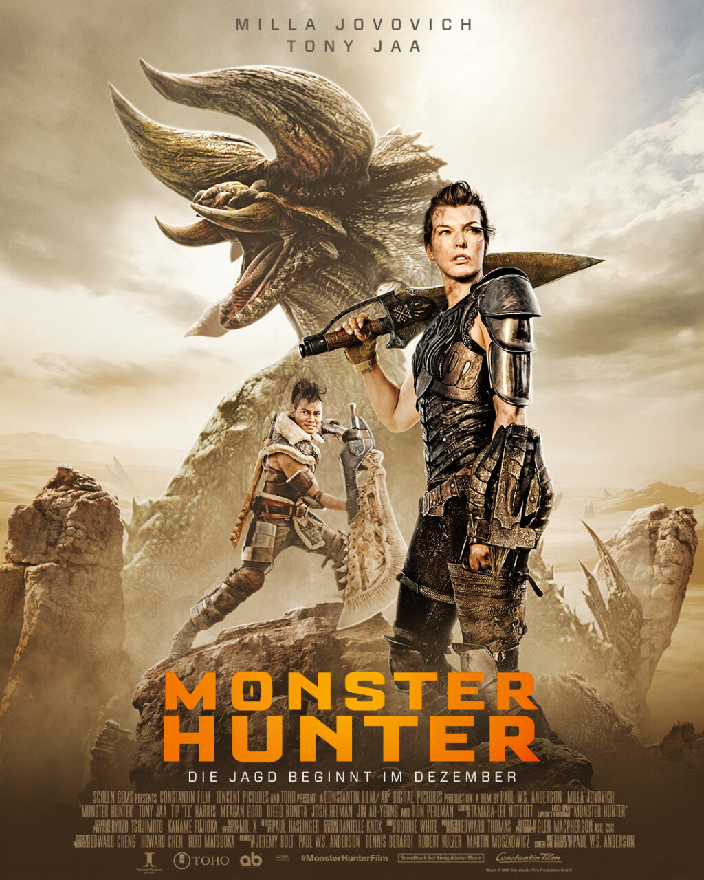 MONSTER HUNTER ab 3. Dezember 2020 im Kino Constantin Film